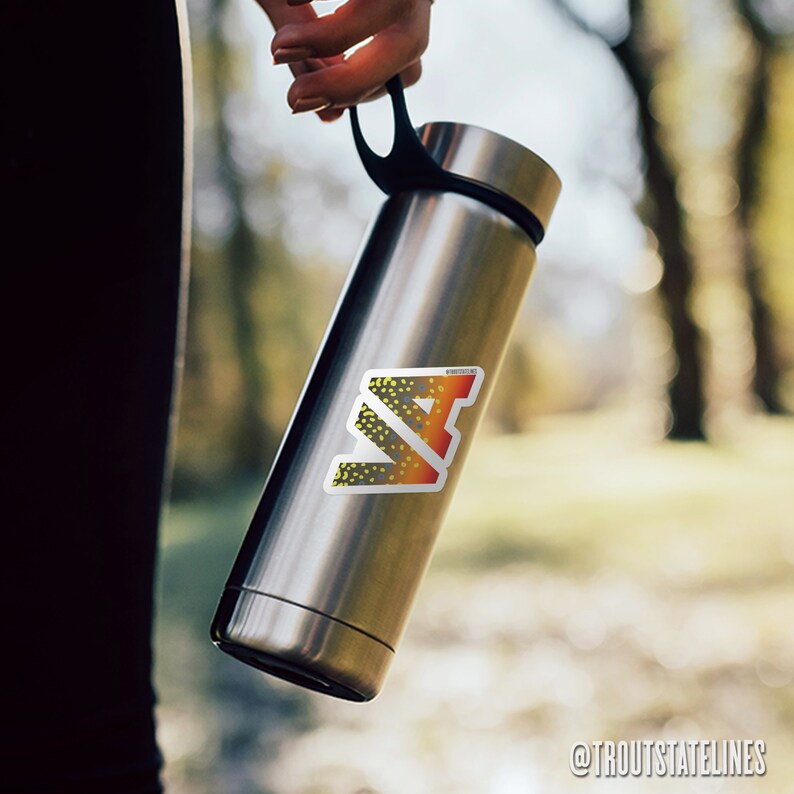 Waterproof Virginia Trout Stickers: Fly Fishing Angler Decal - VA State ...