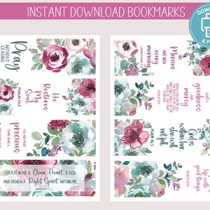 Printable Bible Verse Bookmarks, Mother's Day Bible Verse Bookmarks ...