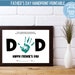 Father's Day Handprint Printable, DIY Gift for Dad, Preschool Father's ...