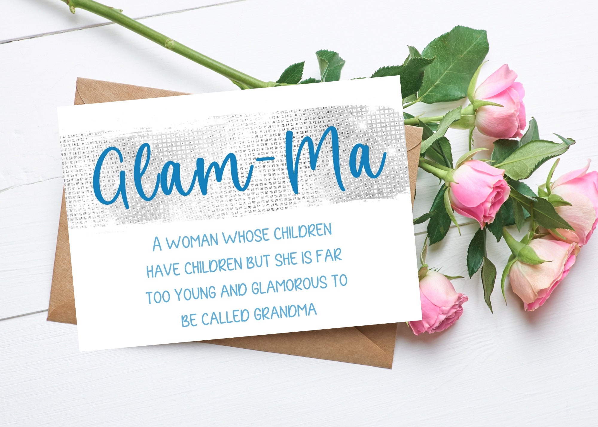 Mothers Day Card Printable, Mothers Day Card, Happy Grandmothers Day ...