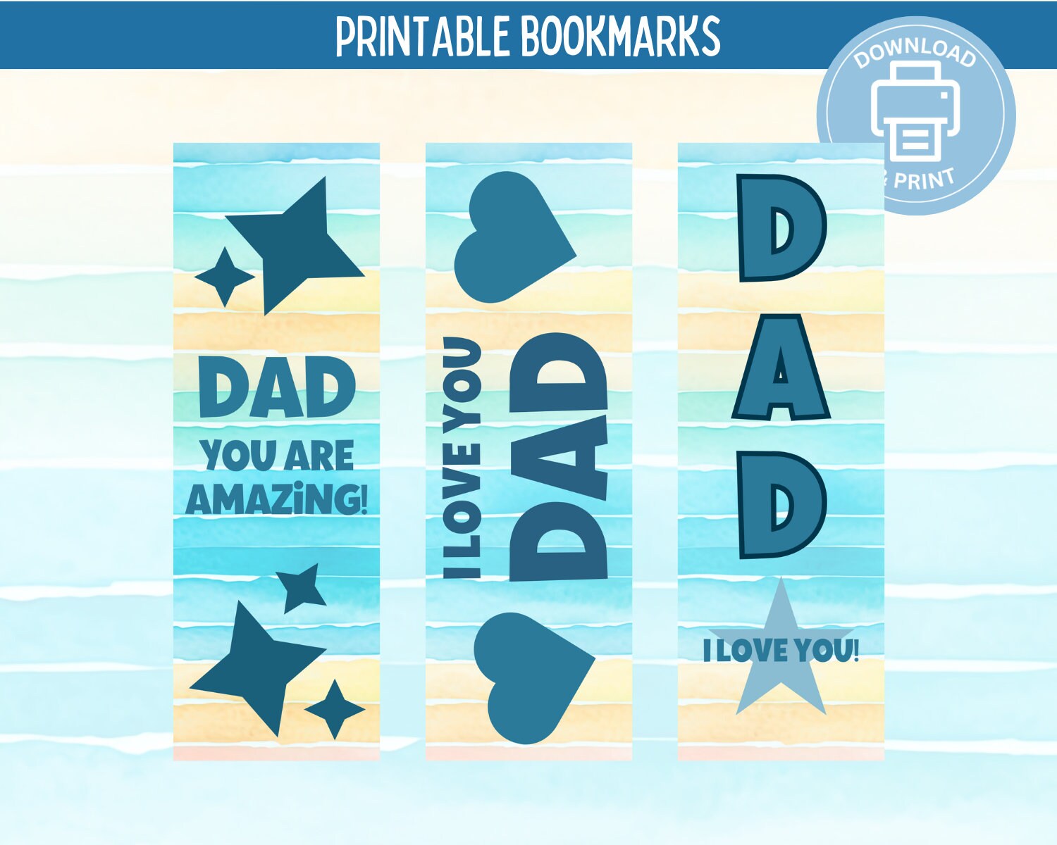 Father's Day Bundle, All About My Dad Printable, Father's Day Gift ...