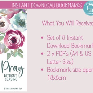 Printable Bible Verse Bookmarks, Mother's Day Bible Verse Bookmarks ...