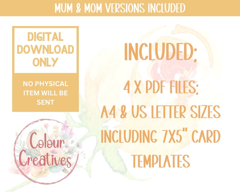All About My Mum Printable, All About Mom, Mother's Day Gift, Mother's ...