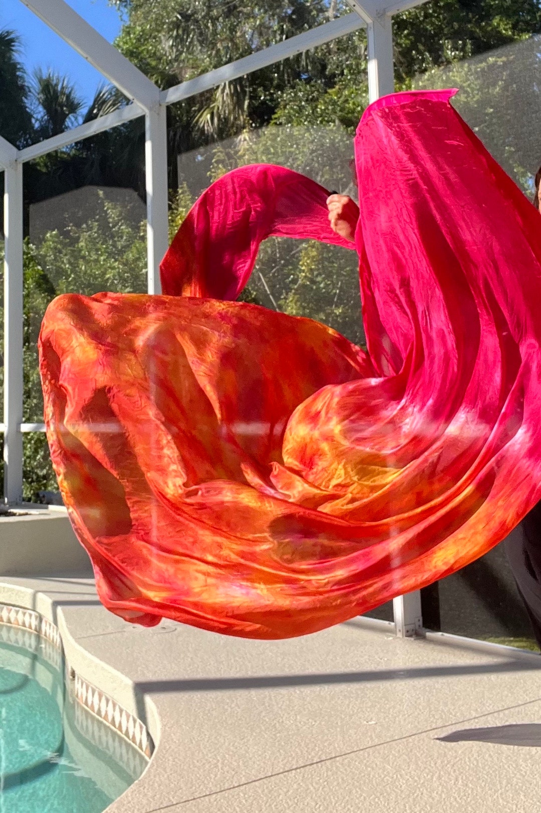 Behold Hand Dyed Silk Flags - Etsy