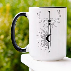 Throne of Glass Mug, Sarah J Maas Inspired 15 Oz Mug, You Do Not Yield ...