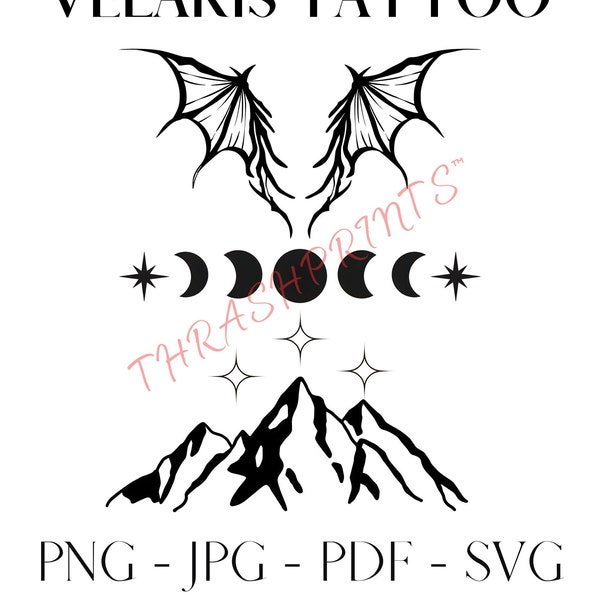 Acotar Tattoo Design - Etsy