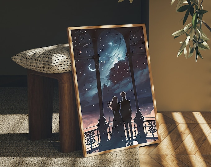 Acotar Night Court Poster, Starfall ACOTAR Inspired Print, Sarah J Maas ...