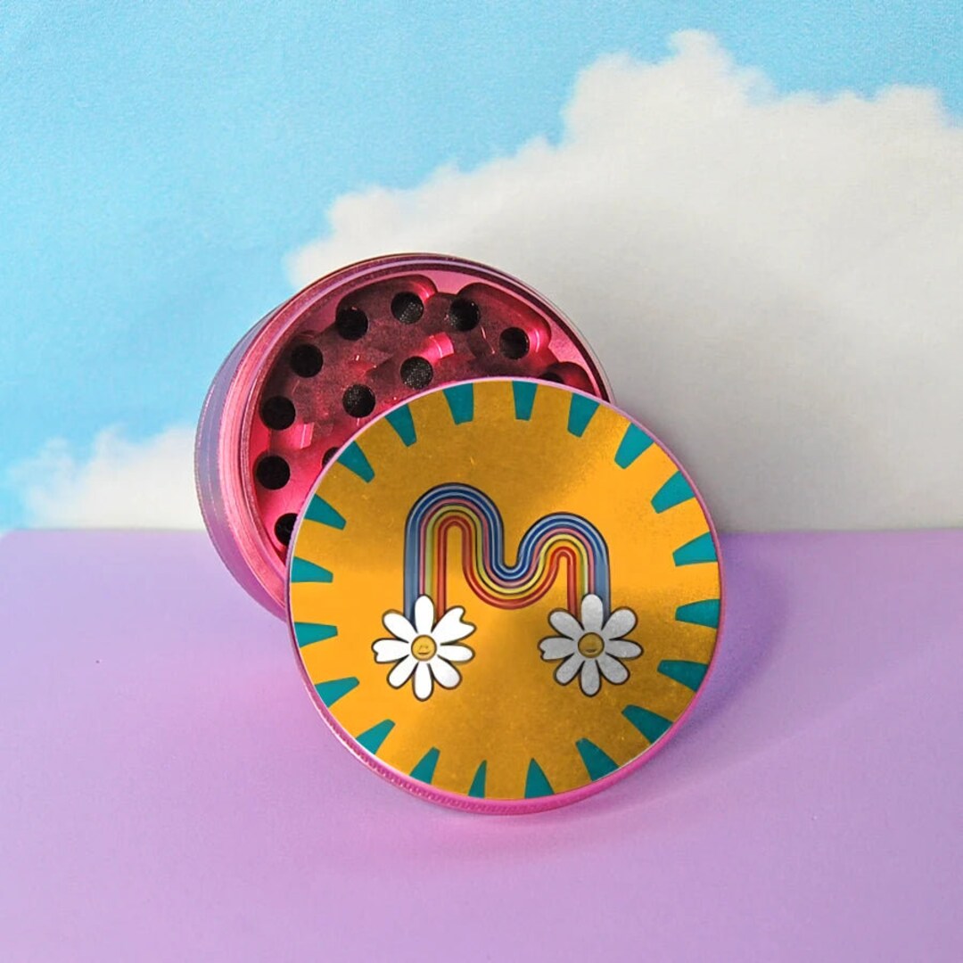 Trippy Rainbow Grinder, Cute Herb Grinders, Pink Grinder Cute, Cute ...