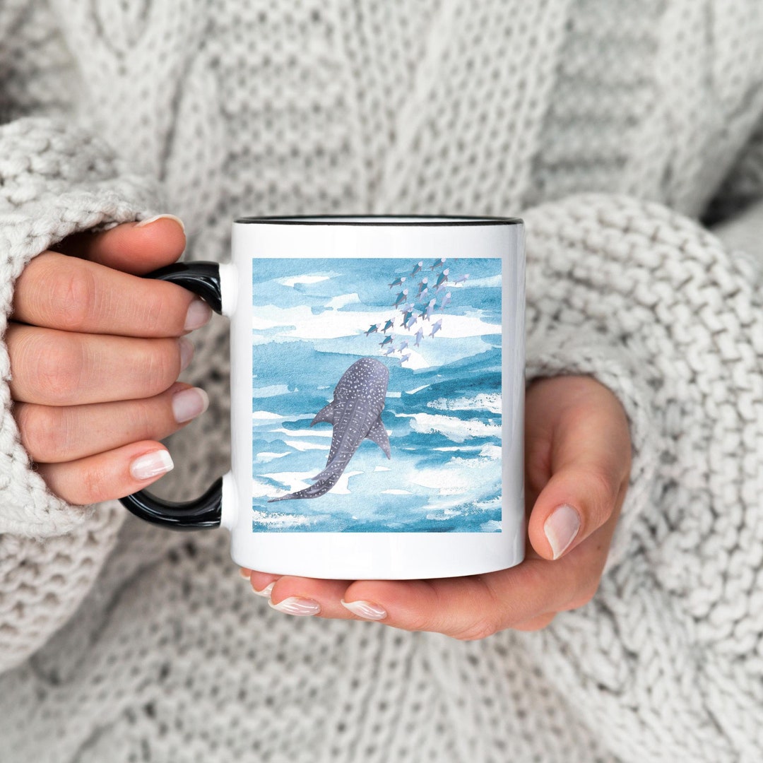 Whale Shark Mug, Whale Shark Coffee Mug, Ocean Mug, Under the Sea Mug ...