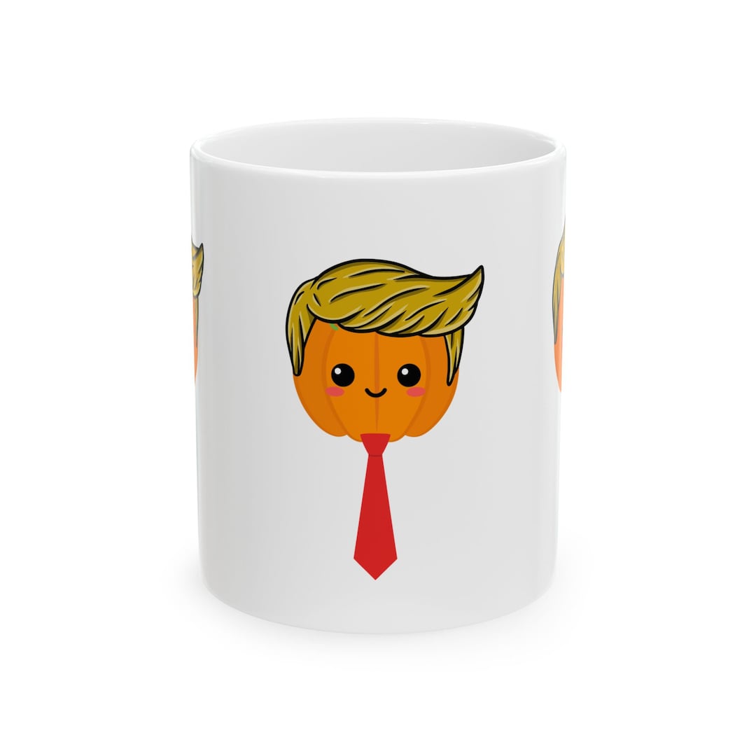 Donald Trump Cute Halloween Coffee Mug Ceramic Mug, 11oz, 15oz - Etsy