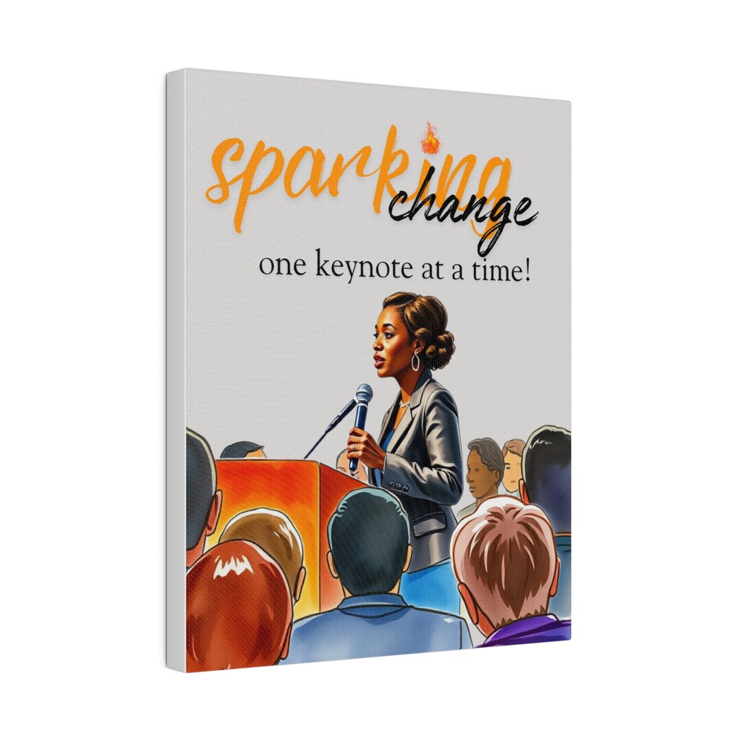 Public Speaker Artwork, Art of Keynote Speakers, Inspirational Wall Art ...