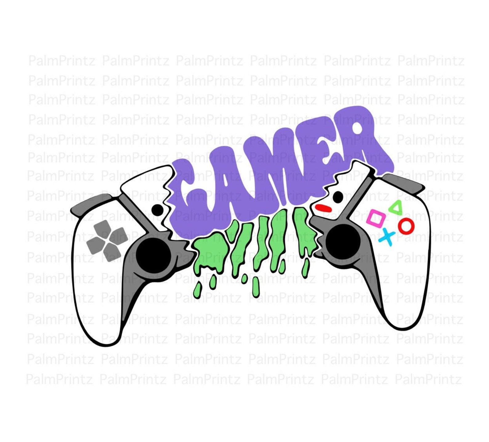 Gamer Drip Console SVG , PNG and JPEG Digital Files Cricut Cut ...