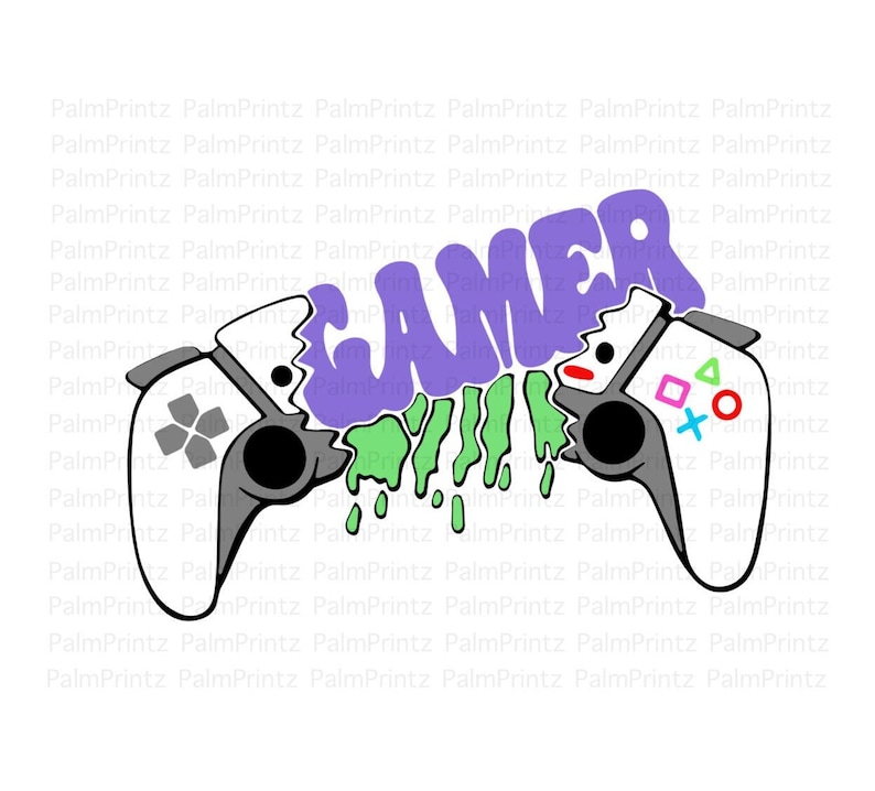 Gamer Drip Console SVG , PNG and JPEG | Digital Files | Cricut Cut ...