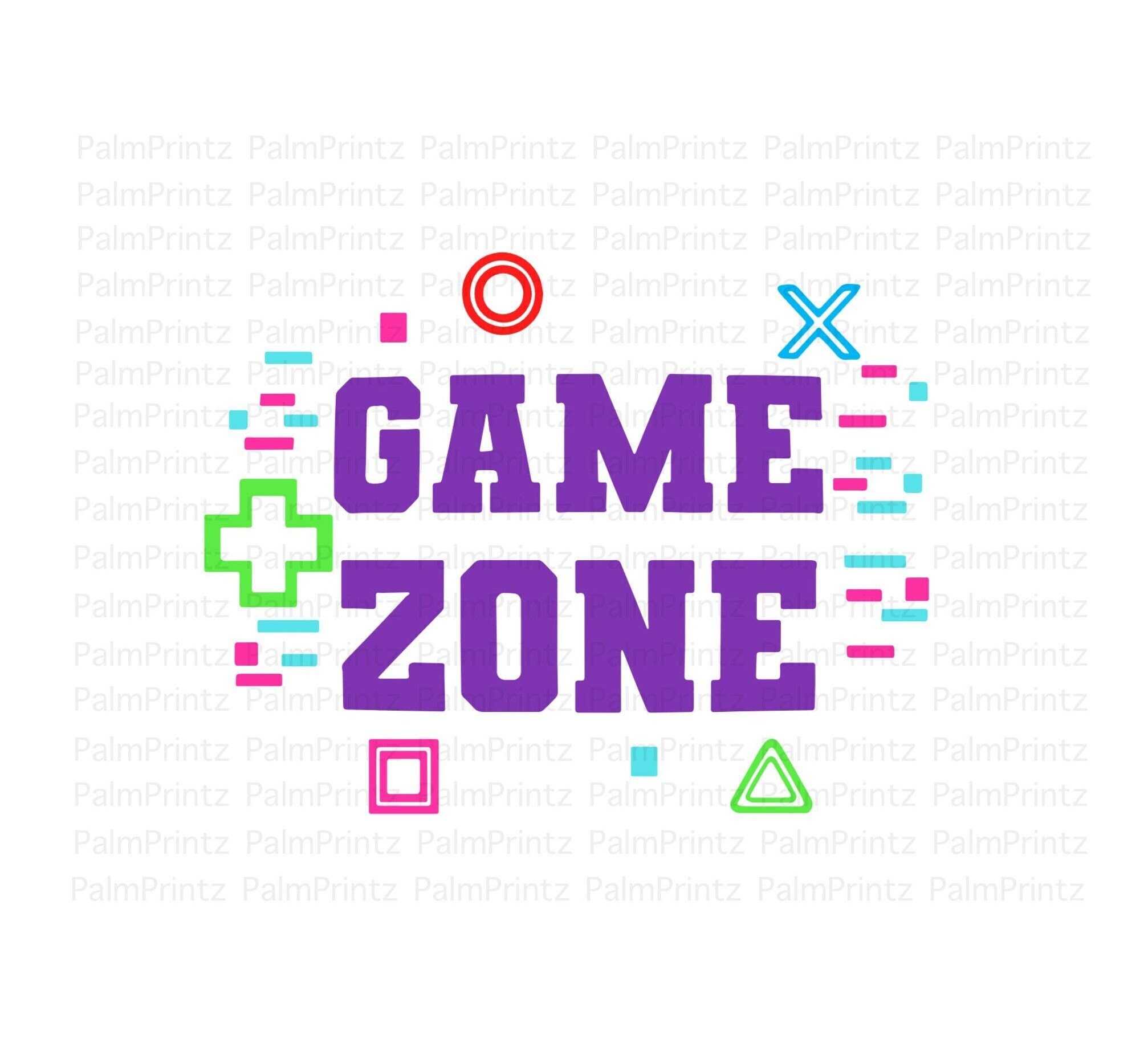 Gamer Zone SVG , PNG and JPEG Digital Files Cricut Cut Sublimation Cup ...