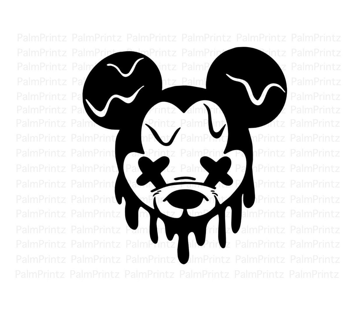 Drip Mouse Bear SVG , PNG and JPEG | Digital Files | Mouse | Cricut Cut ...