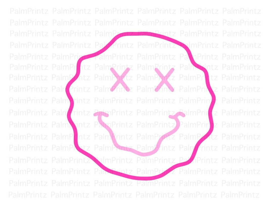 Smiley Face Wobbly SVG , PNG and JPEG Digital Files Drip Melting Cricut ...