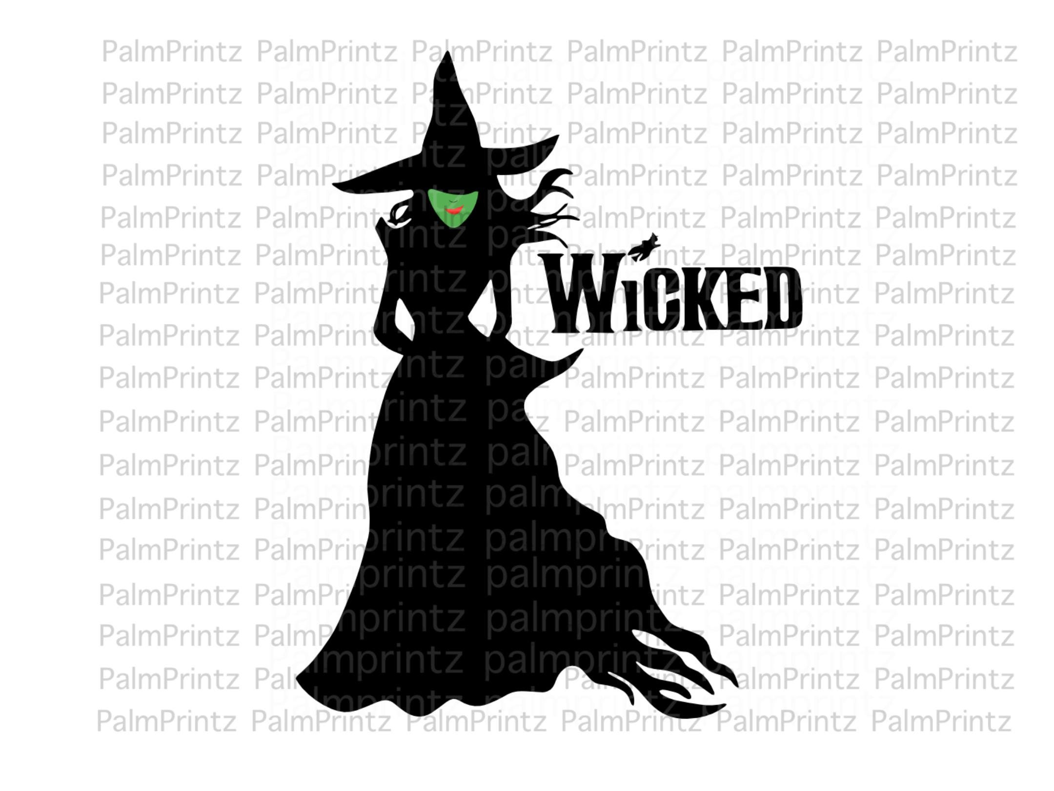 Elphaba SVG, PNG, JPEG File Layered Cut File | Cricut | Hippie | Wicked ...