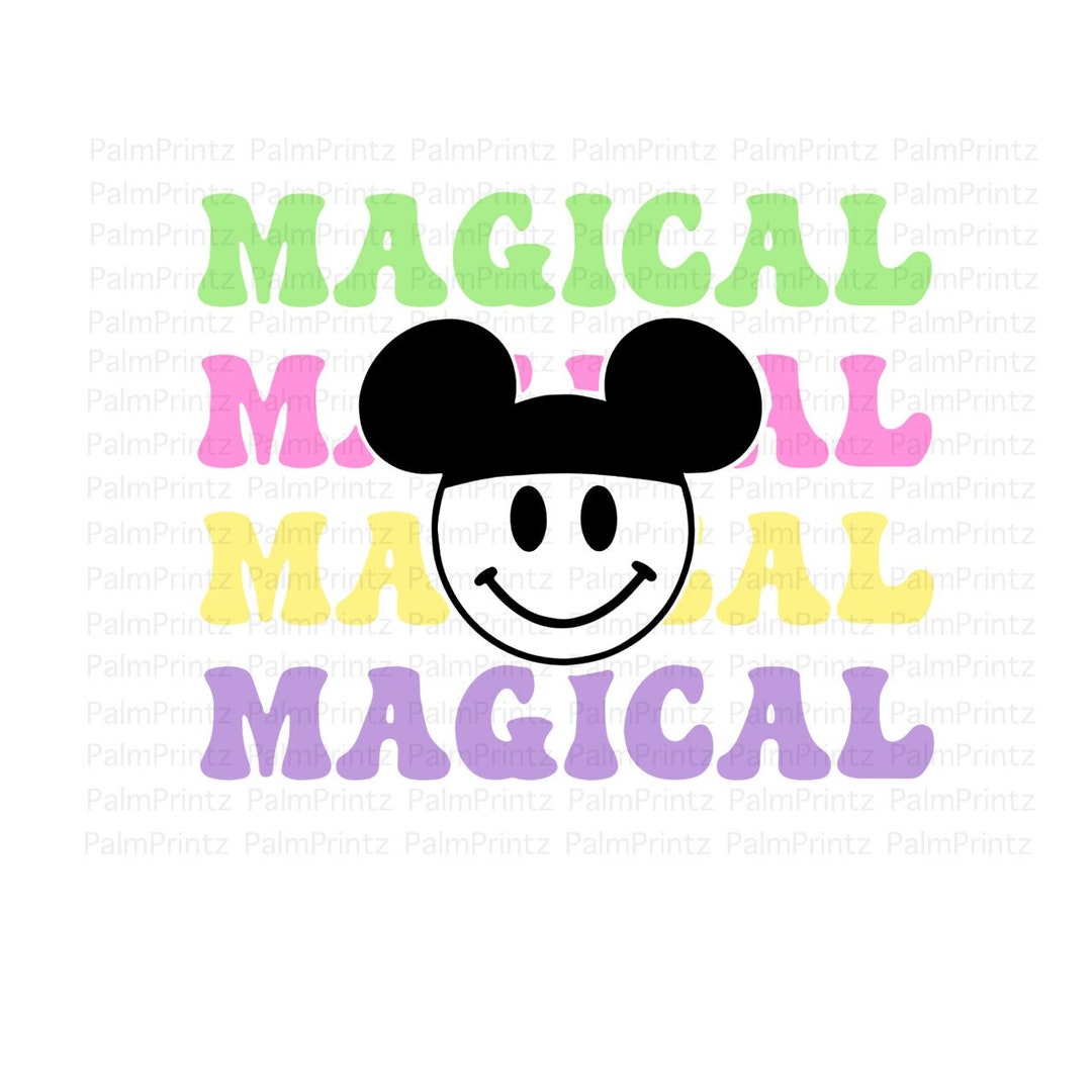 Smiley Face Mouse SVG , PNG and JPEG Digital Files Magical Cricut Cut ...