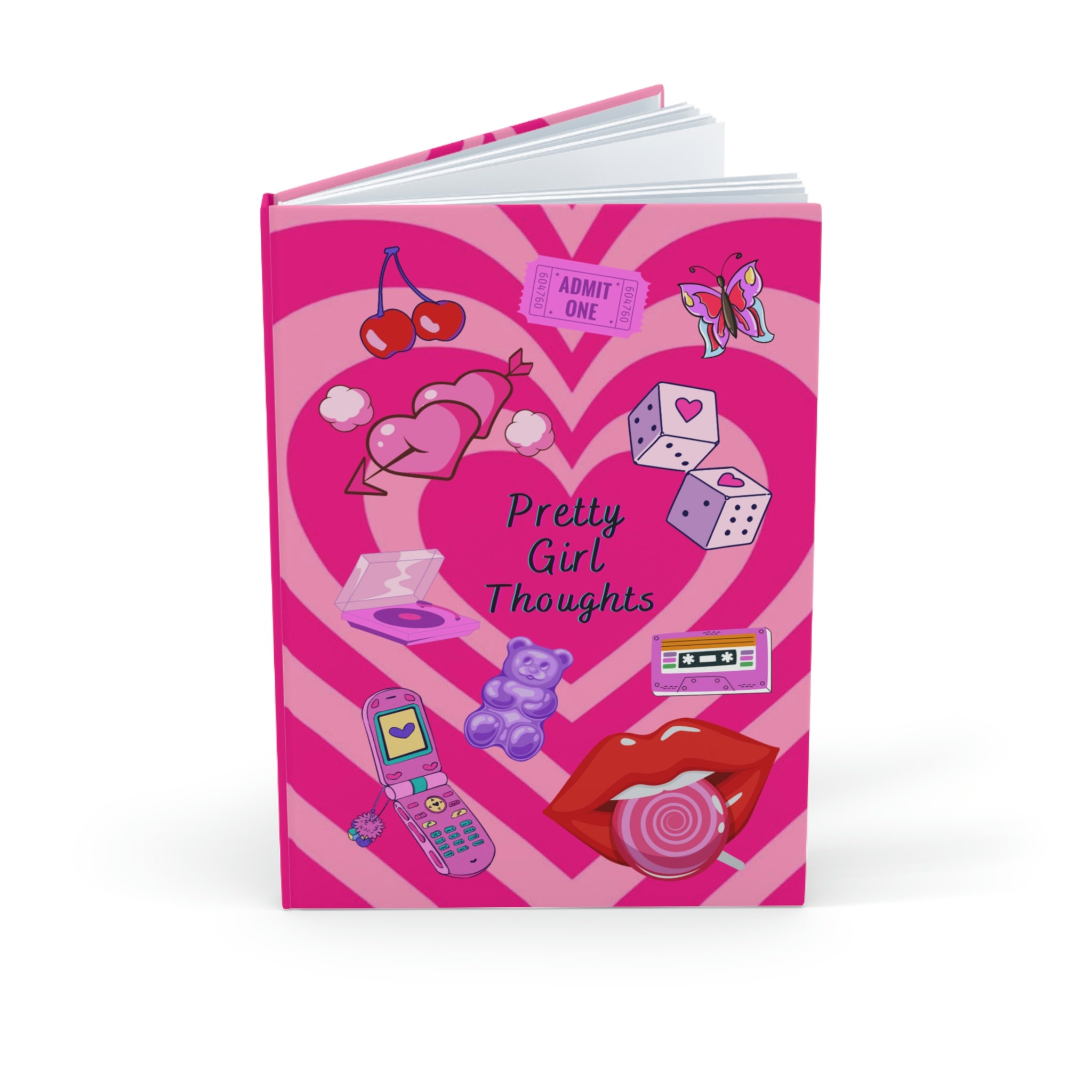 Pretty Girl Thoughts: A Y2K Journal for the 2000s Lovers Y2K Aesthetic ...