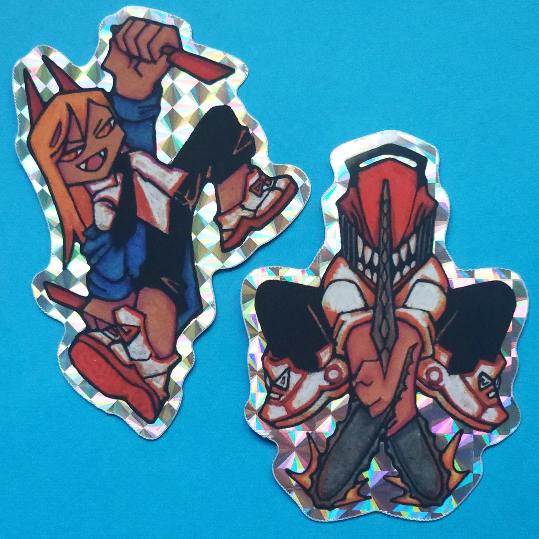 CSM Denji & Power 2.5 Stickers - Etsy