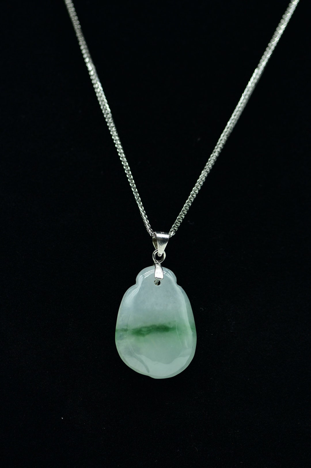 Legend Hand-carved Geniune Myanmar (burma) Jade Pendant Necklace With ...