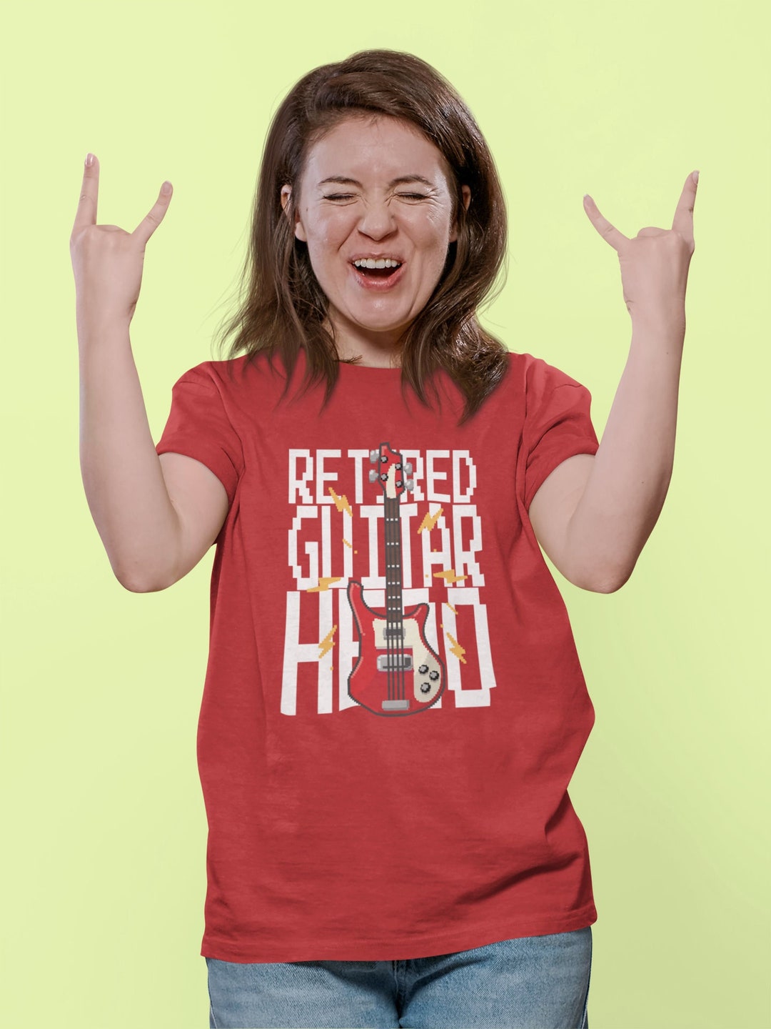 Guitar Hero Shirt | Retirement Joke Shirt | Dad Joke Shirt | Old School ...