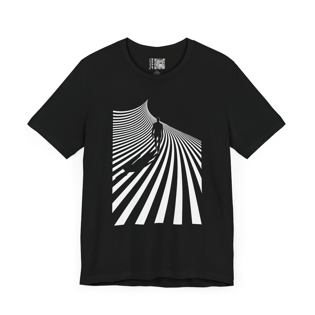 Infinite Walk Tee | Optical Illusion T-shirt | Infinite Illusion Shirt ...
