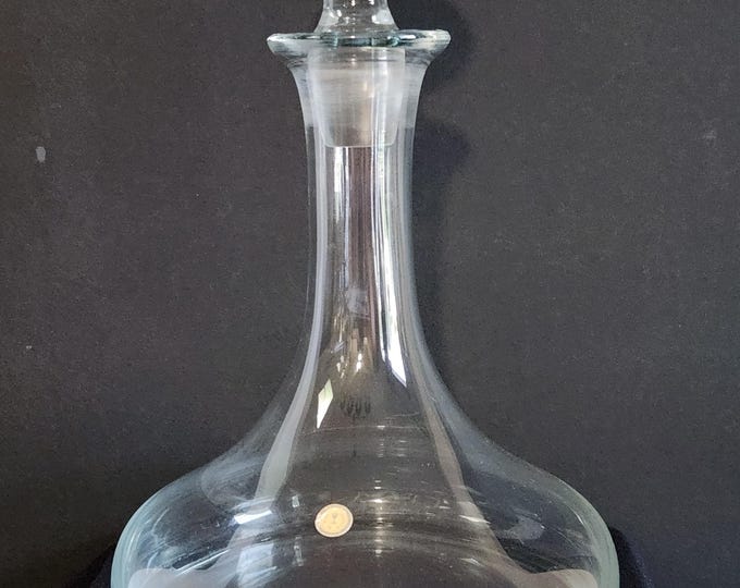 Vintage Ship Decanter Carafe Made in Romania Original Sticker Attached ...