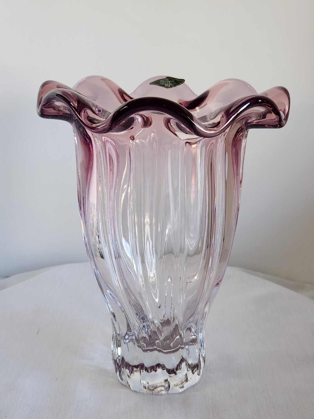 Godinger, Shannon Crystal Designs of Ireland Vase, Lavender Amethyst ...