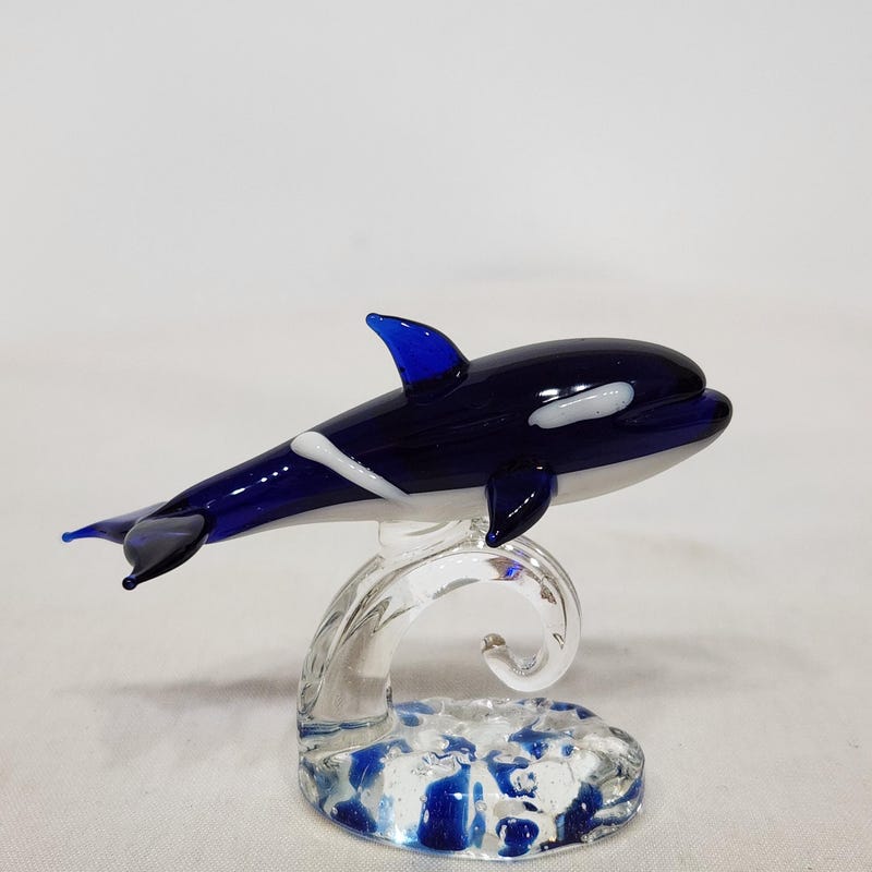 Glass Orca - Etsy