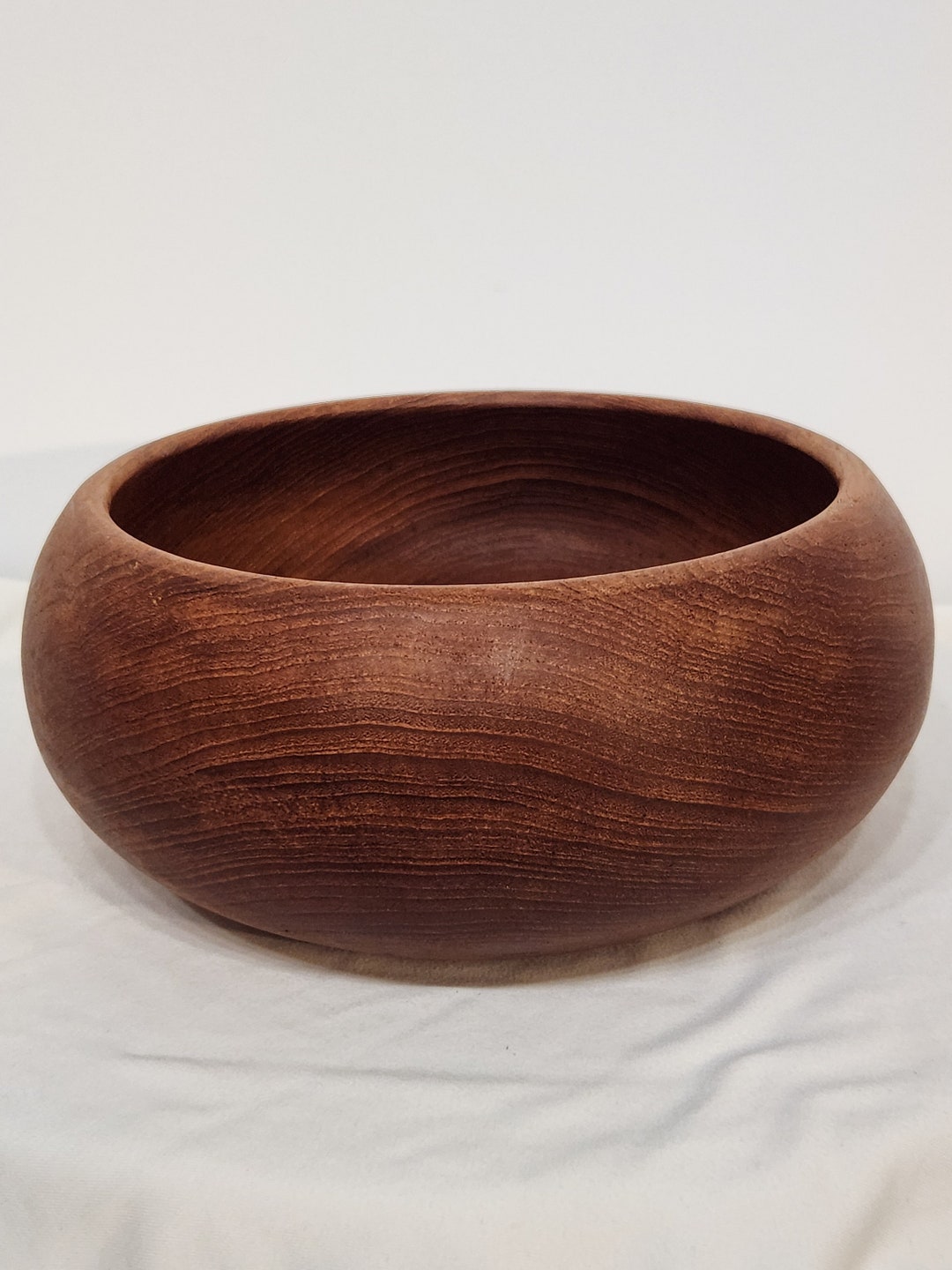 Goodwood Genuine Teak Large Bowl Centerpiece Salad, 10" Round, Thailand ...