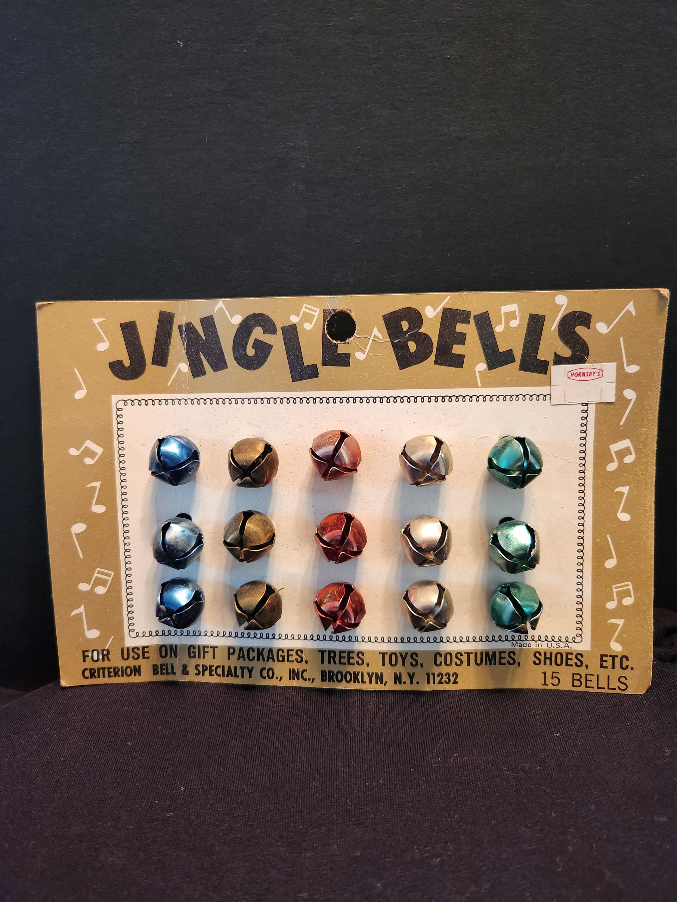 Jingle Bells NOS Criterion Bell & Specialty Co Set of 2 15 - Etsy