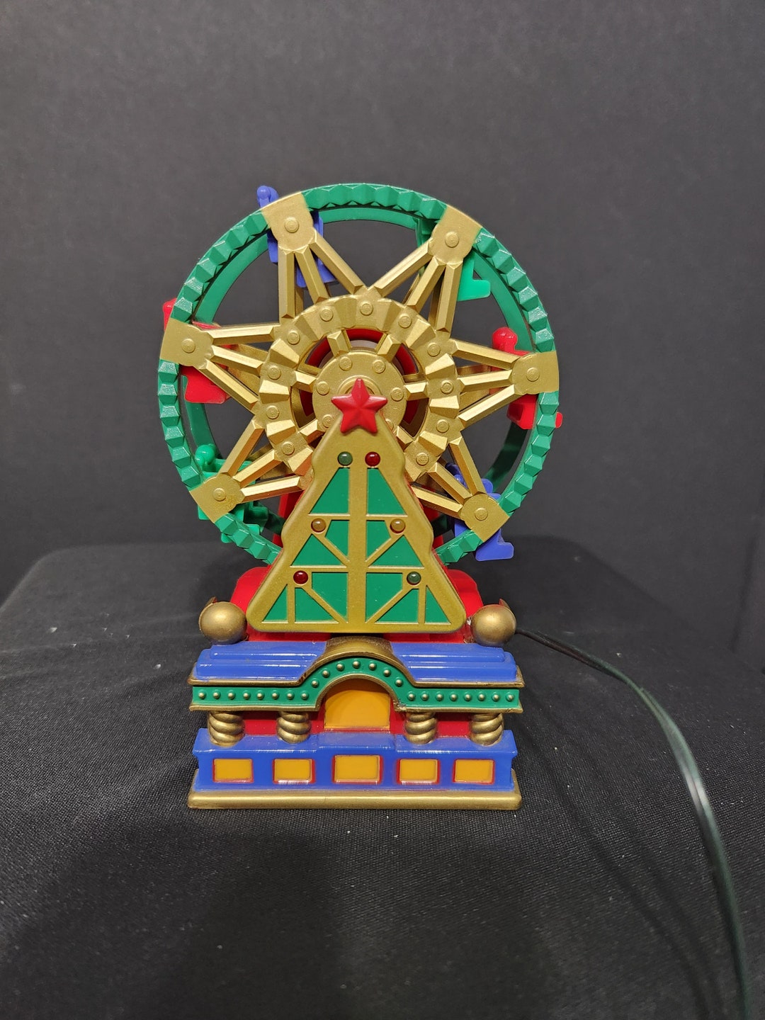 Mr. Christmas 1994 Ferris Wheel Ornament With Lights, Original in Box ...