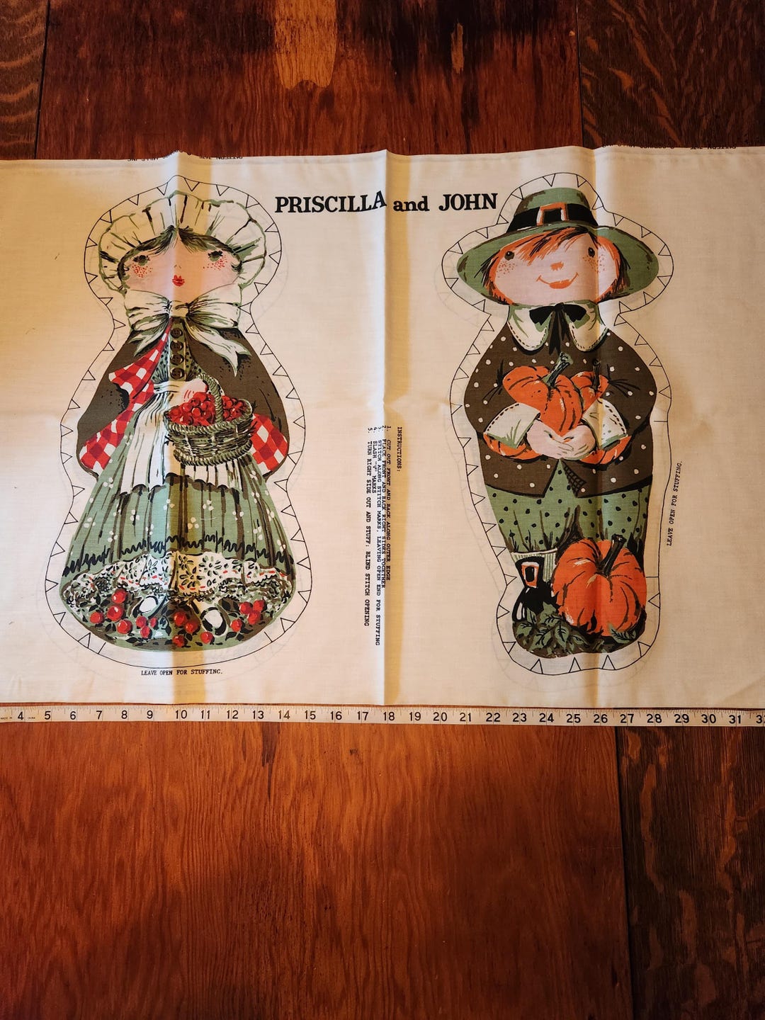 1970s Sew and Stuff Pilgram Pattern With Instructions, Includes Both ...