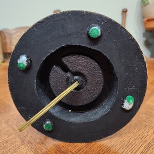 Atomic MCM Gold Silver Missile Table Lamp Art Deco Original Harp ...