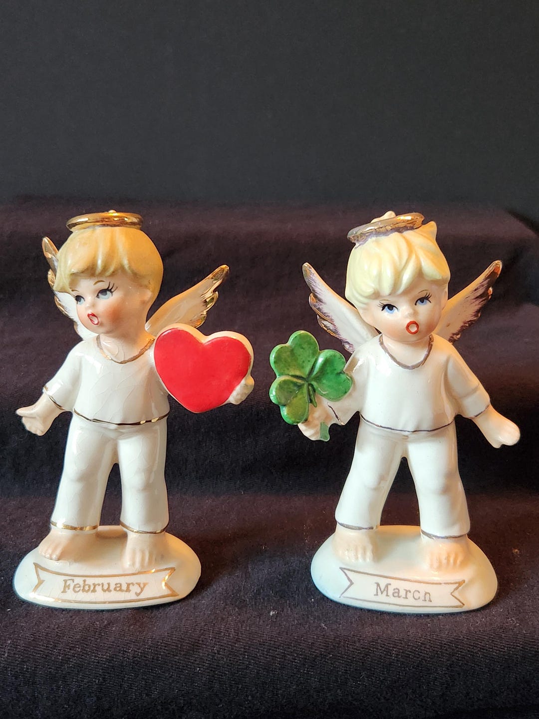 Enesco Birthday Angel of the Month, Boys, Halos Celebrating Holidays ...