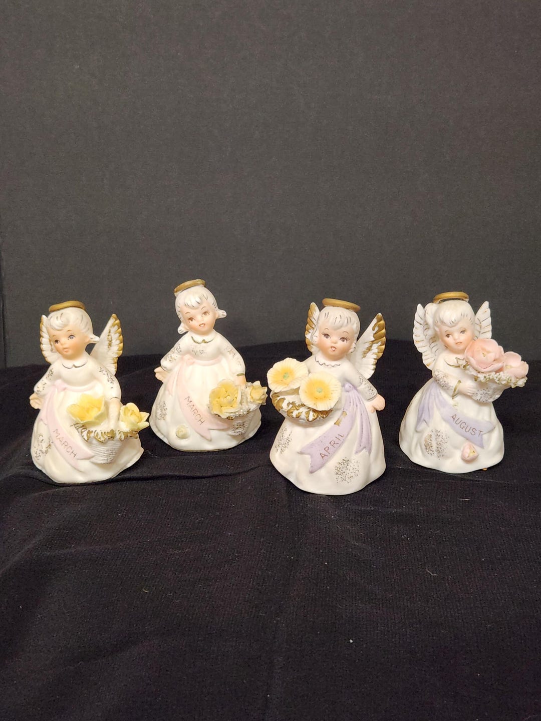 Lefton Japan 3332, Birthday Angel of the Month, 4 Available, 2 March, 1 ...