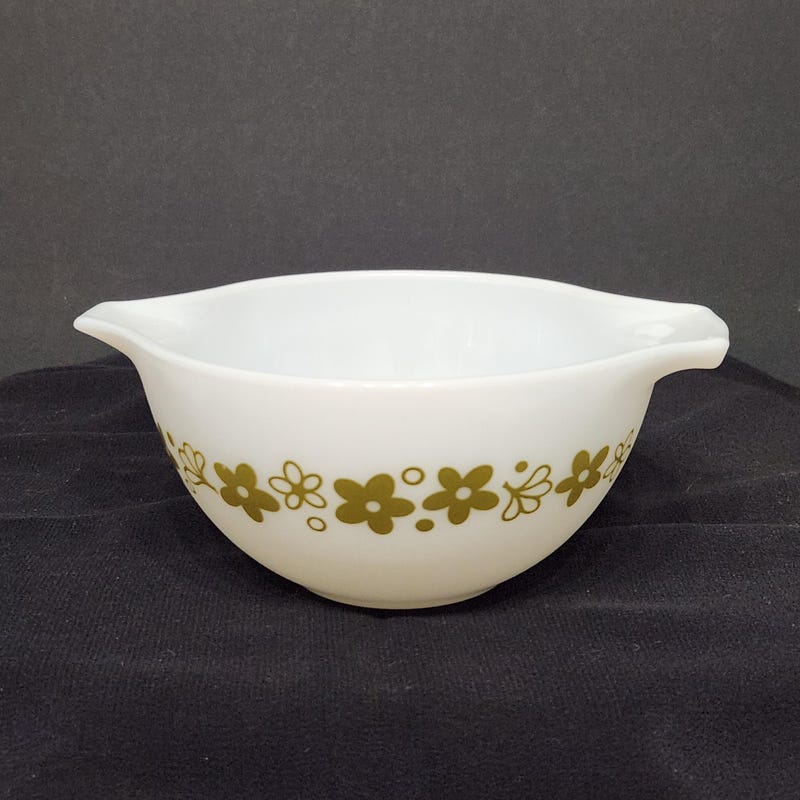 1970s Pyrex Bowls Green - Etsy
