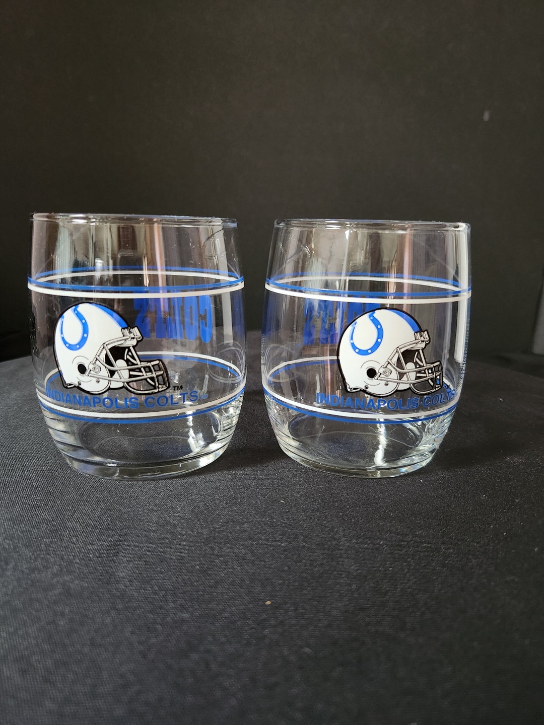 2 Pc Indianapolis Colts NFL Lowball Whiskey Tumbler Glass 13 Oz - Etsy