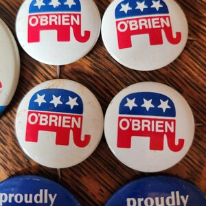 14 Political Campaign Advertising Pins, Lot of 14 - Etsy