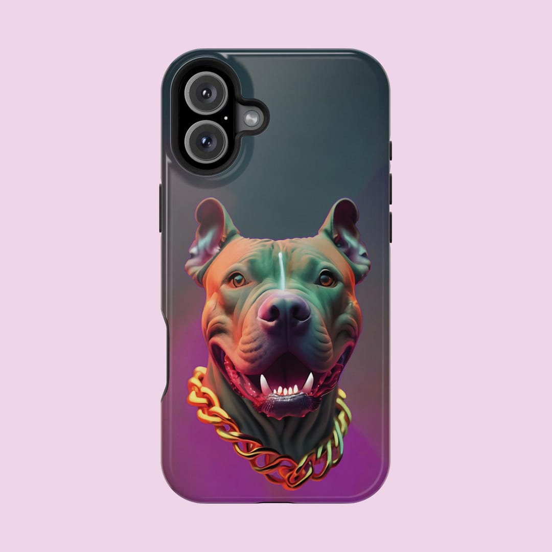 Pit Bull Phone Case, Pit Bull Terrier, Pitty, Impact-resistant iPhone ...
