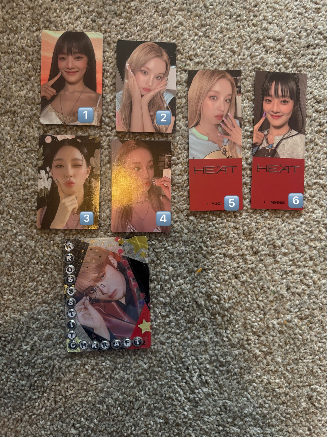 G-idle Heat Photocards - Etsy