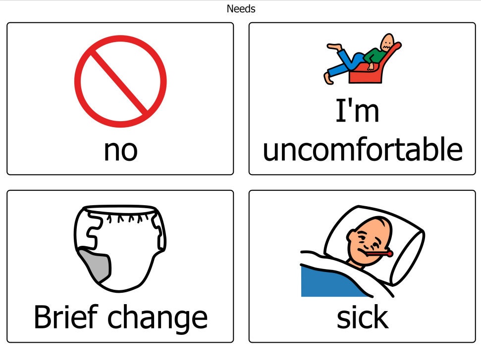 AAC Booklet for Quick Communication - Etsy