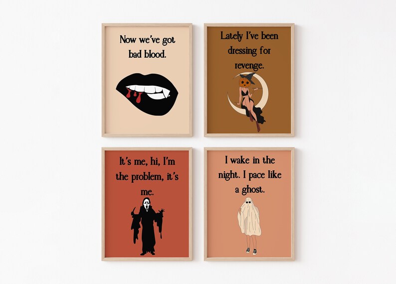 Taylor Swift Posters Taylor Swift Prints Halloween Printables Trendy ...