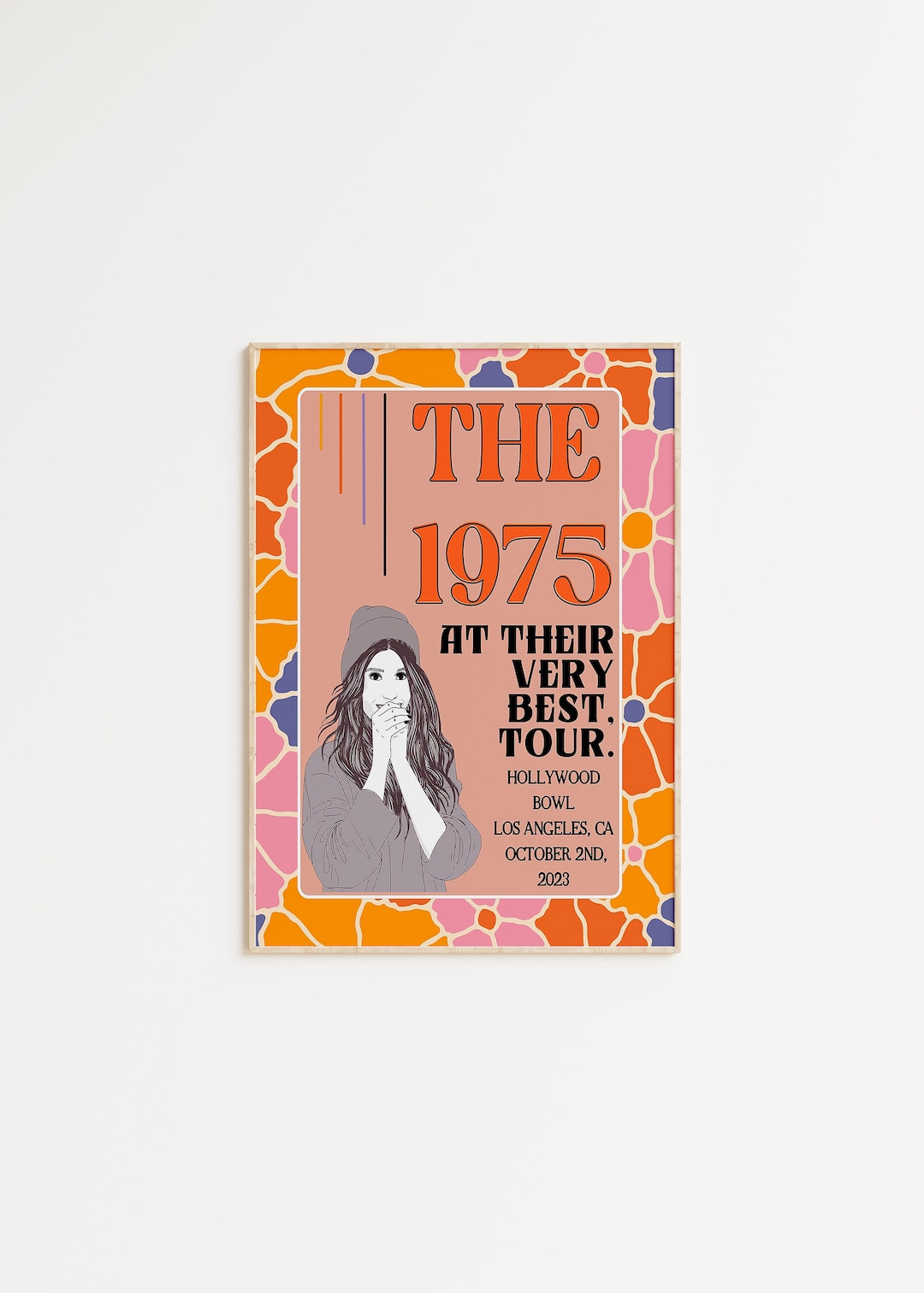 Matty Healy & the 1975 Band Poster Retro Art Print Room - Etsy