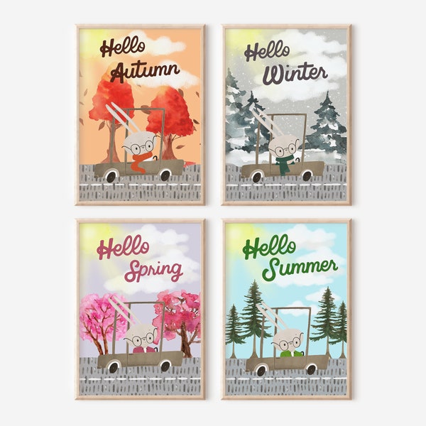 Four Seasons Art - Etsy