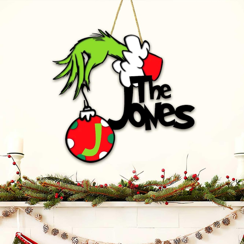 Grinch Welcome Sign - Etsy