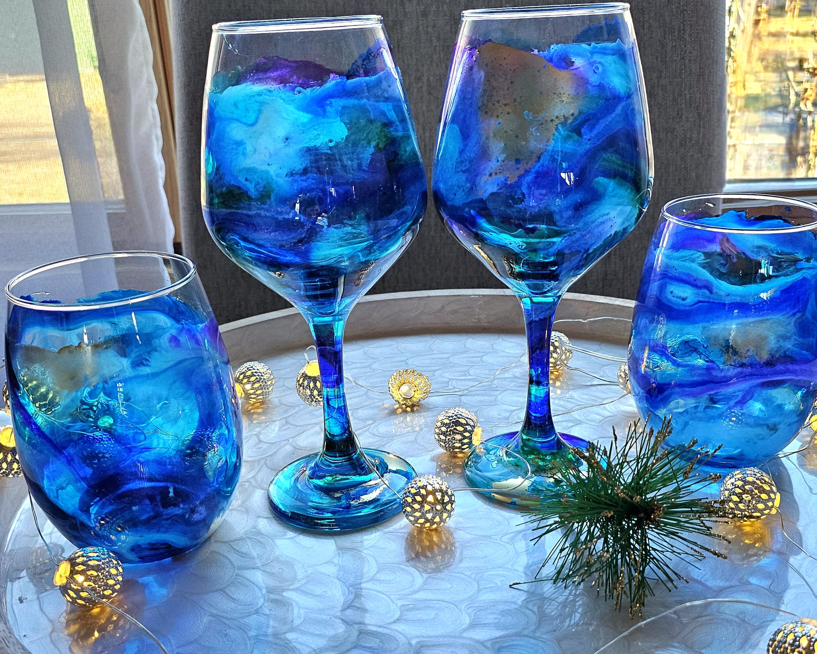 Plastic Stemless Wine Glasses Etsy UK