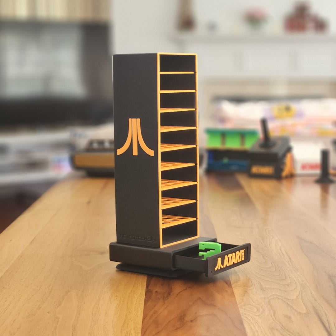 Atari 2600 Cartridge Tower (10 Cartridges) Case / Organizer / Storage ...