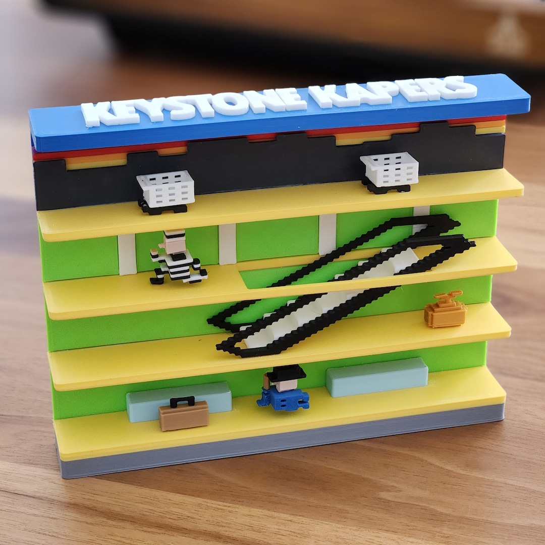 Atari 2600 Diorama - Keystone Kapers - Art / Shelf Decor - Etsy